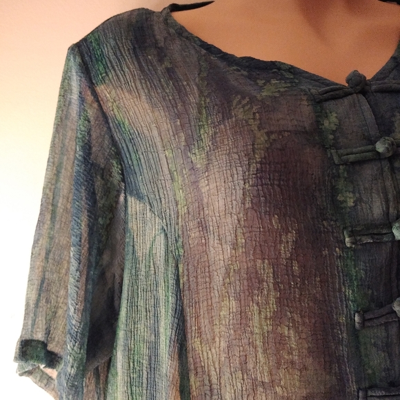 Big on Batik | Swim | Big On Batik Sheer Cover Up | Poshmark
